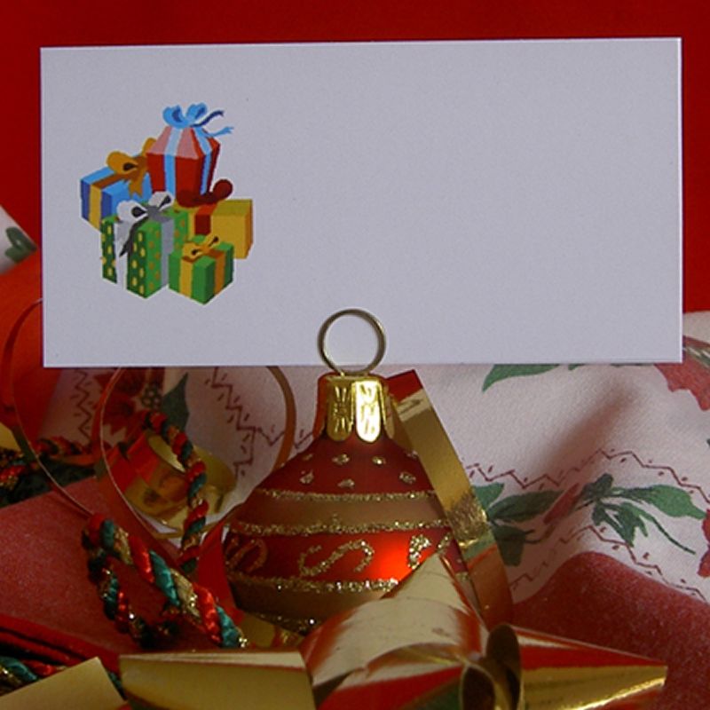 Christmas Festive Place Name Cards Wedding Office For Card Holders PN10 