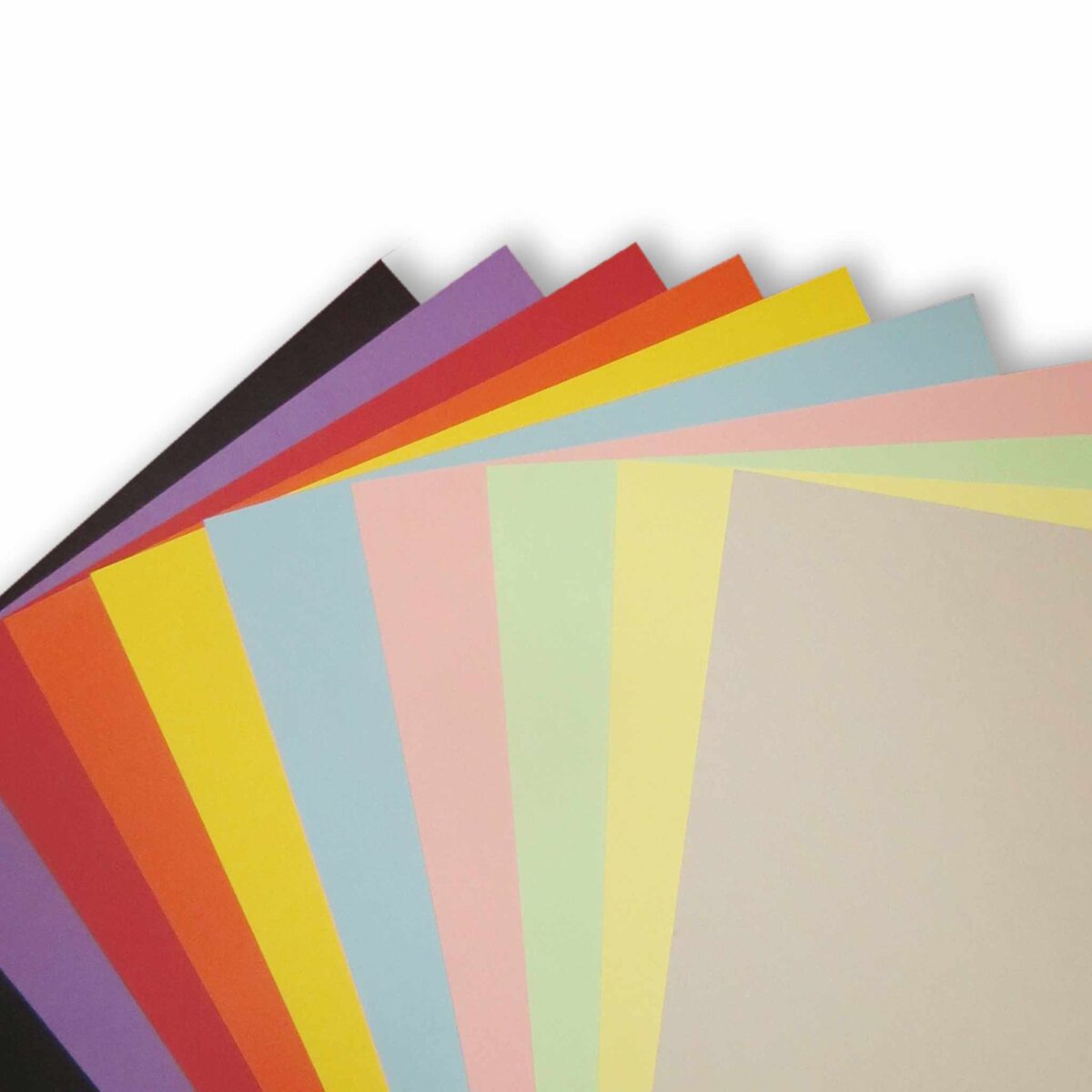 Coloured Card. Medium Heavy (240 - 250gsm) Ideal for Card Craft - IJC ...